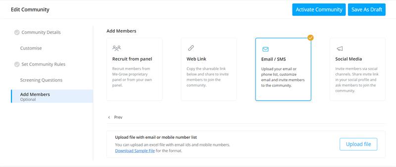How to create Community? - Me-Grow